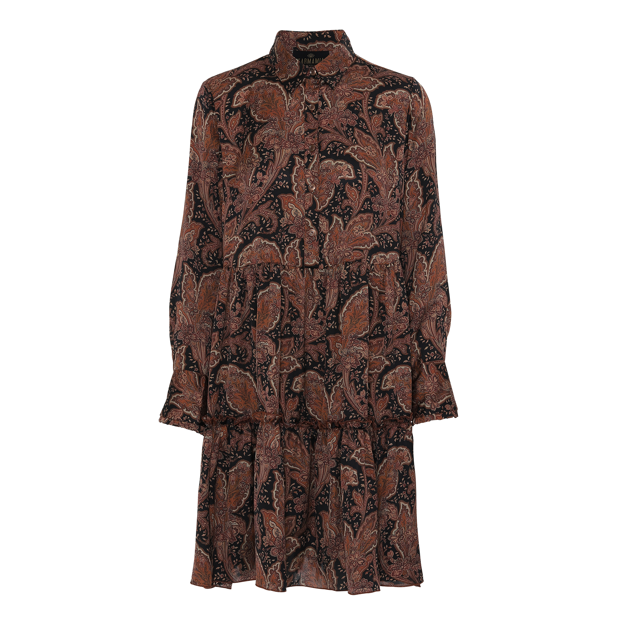 Penny Dress – Rust Paisley | KARMAMIA Copenhagen