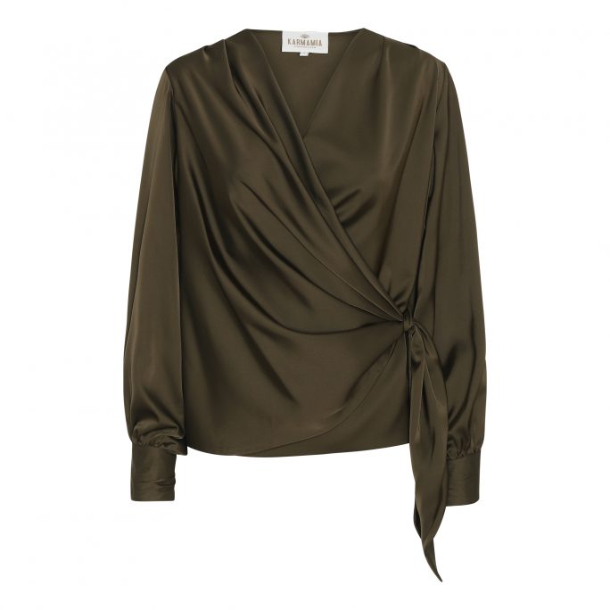 Ines Blouse – Army | KARMAMIA Copenhagen