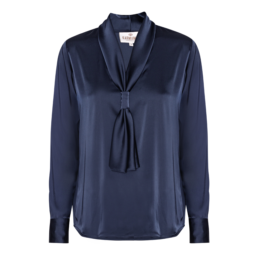 Jules Blouse – Semi Rich Navy | KARMAMIA Copenhagen